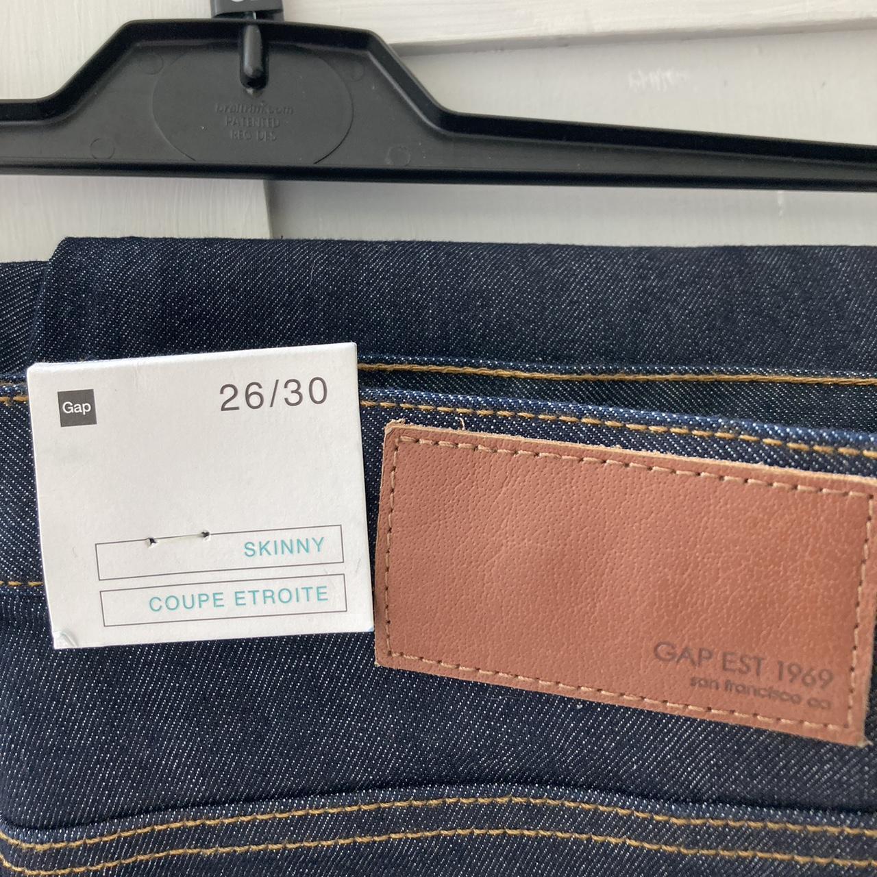 Gap skinny jeans, new with labels, size 26/30, free... - Depop