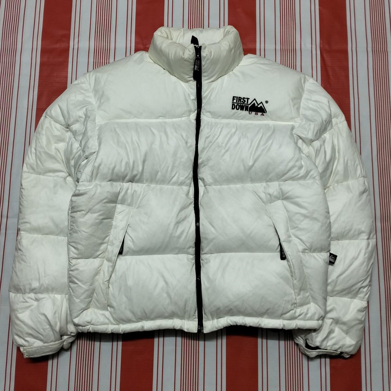 Vintage First Down Puffer Jacket M size... - Depop