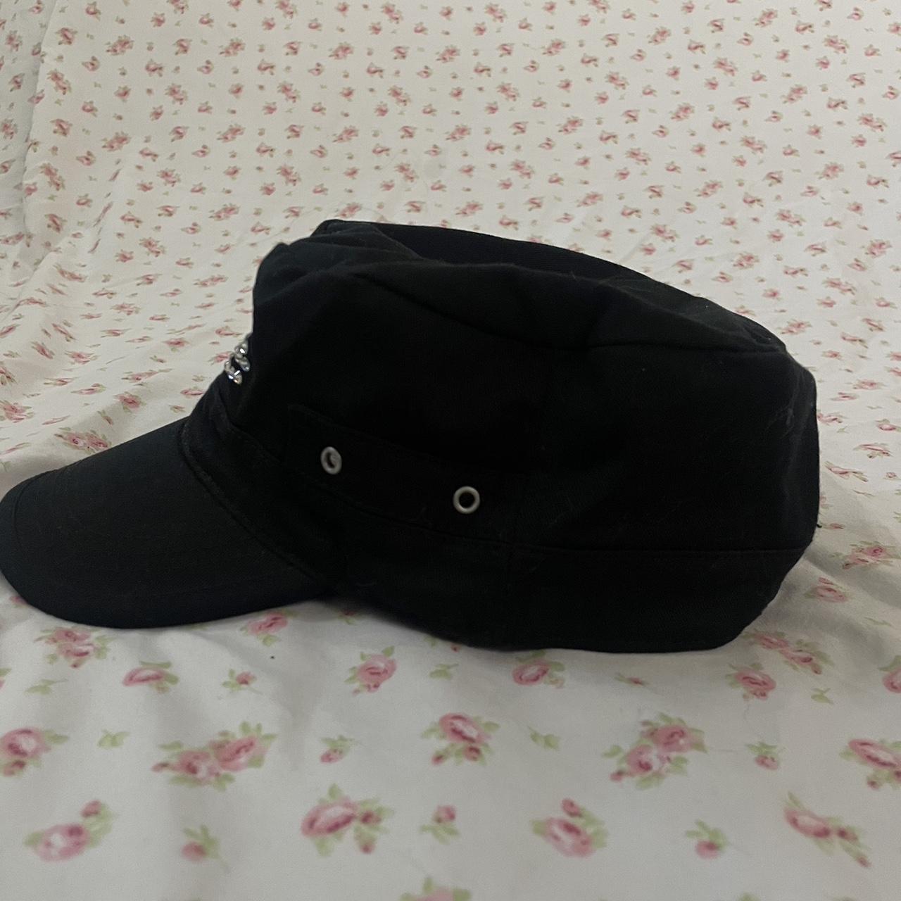 super cute y2k bedazzled bebe hat in great... - Depop