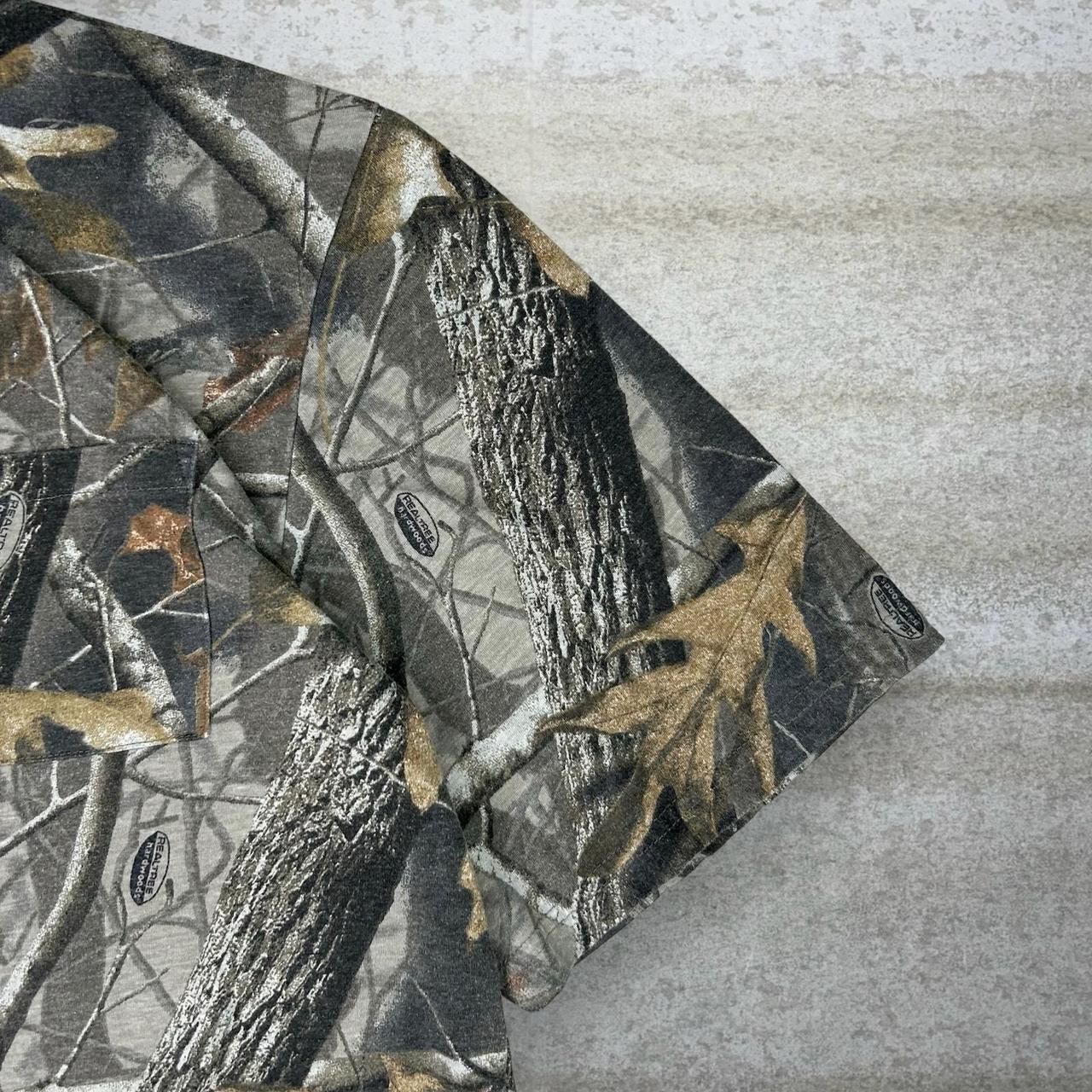 Vintage 90s Realtree Camo Shirt Short Sleeve Great... - Depop