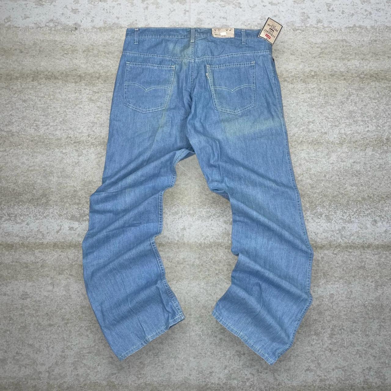 Vintage 90s Levis Jeans 509 Straight Leg Light... | Depop