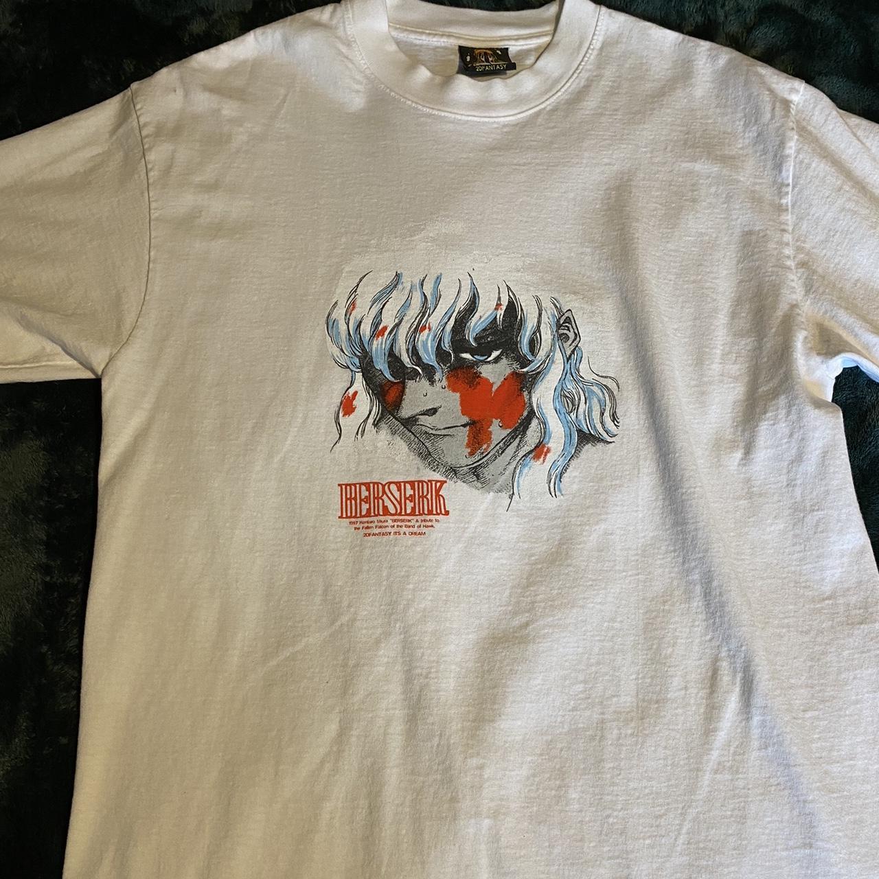 Berserk Griffith screen print tshirt Anime teas - Depop