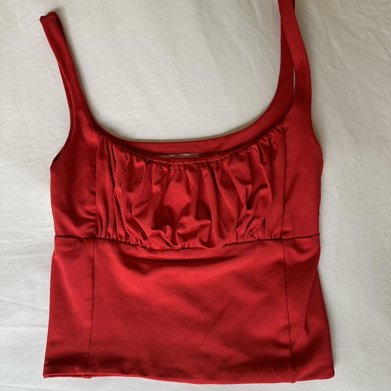 Super cute red hot crop top! Perfect for summer and... - Depop