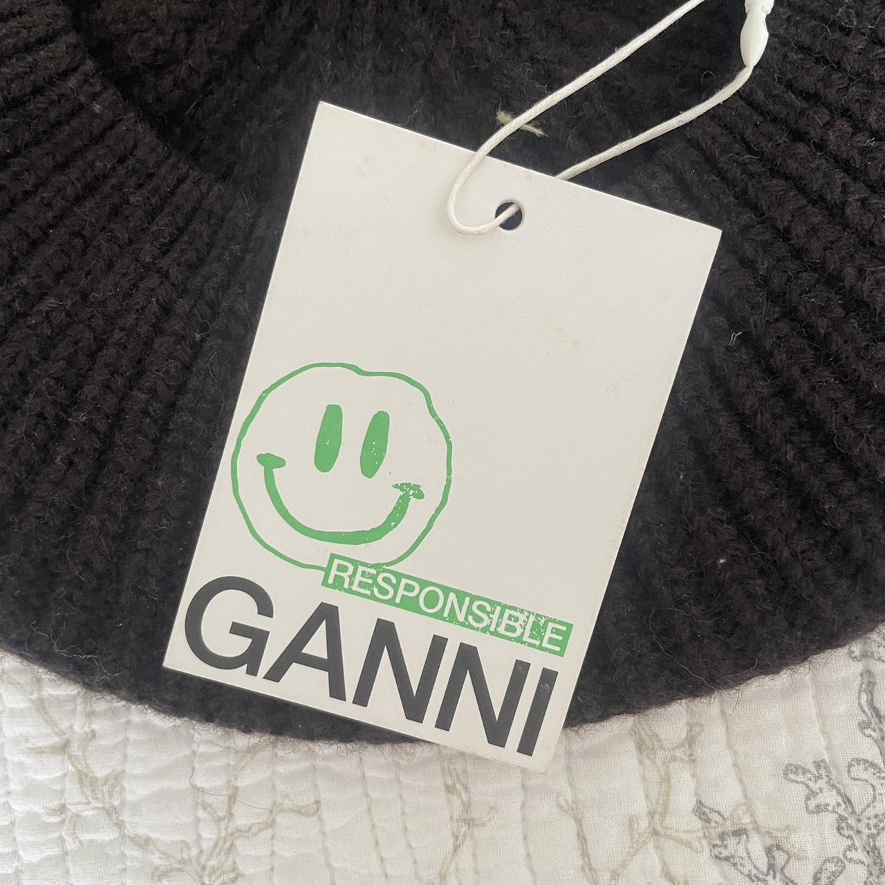 GANNI hat perfect condition with tag authentic... - Depop