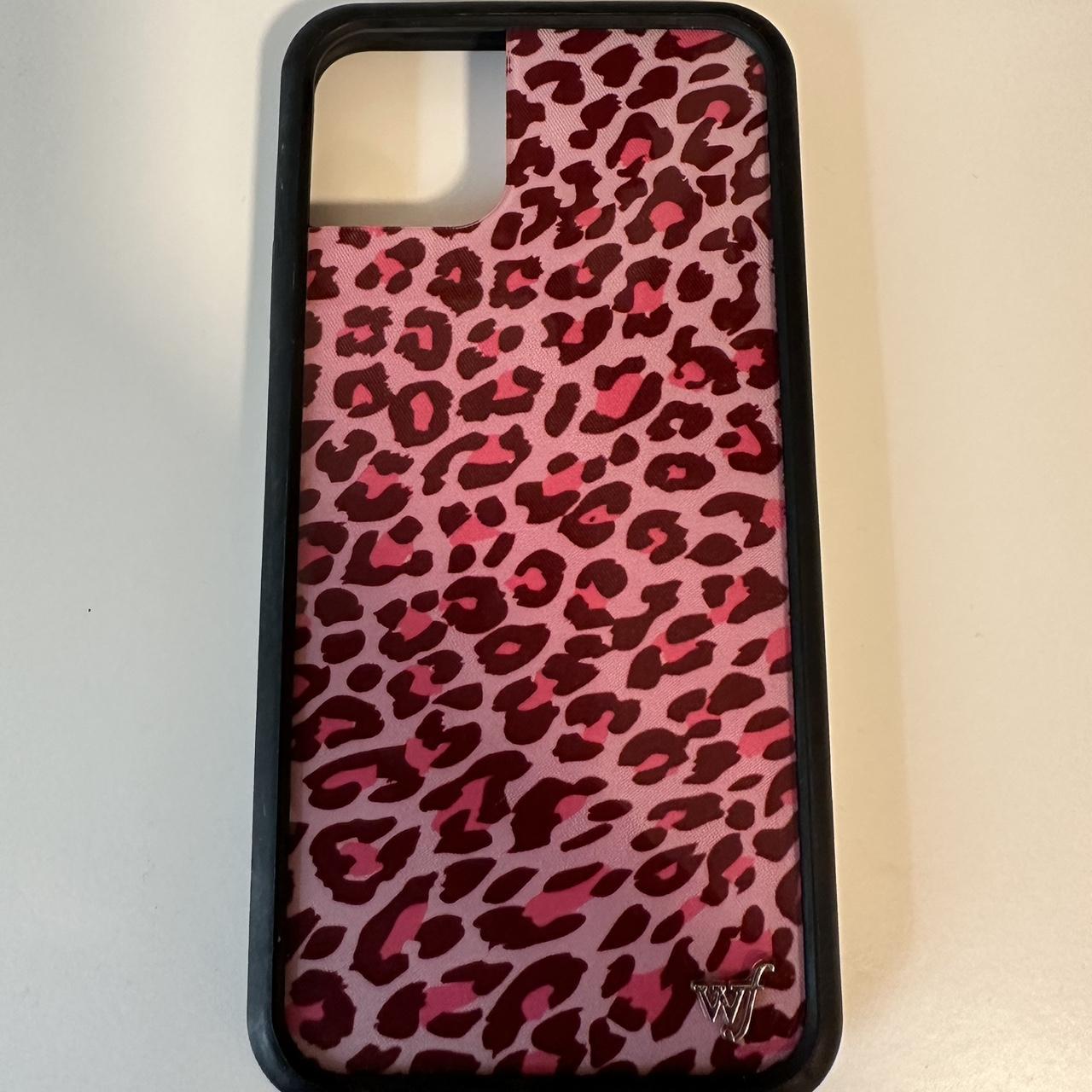 Pink cheetah Wildflower case, great condition, I got... - Depop