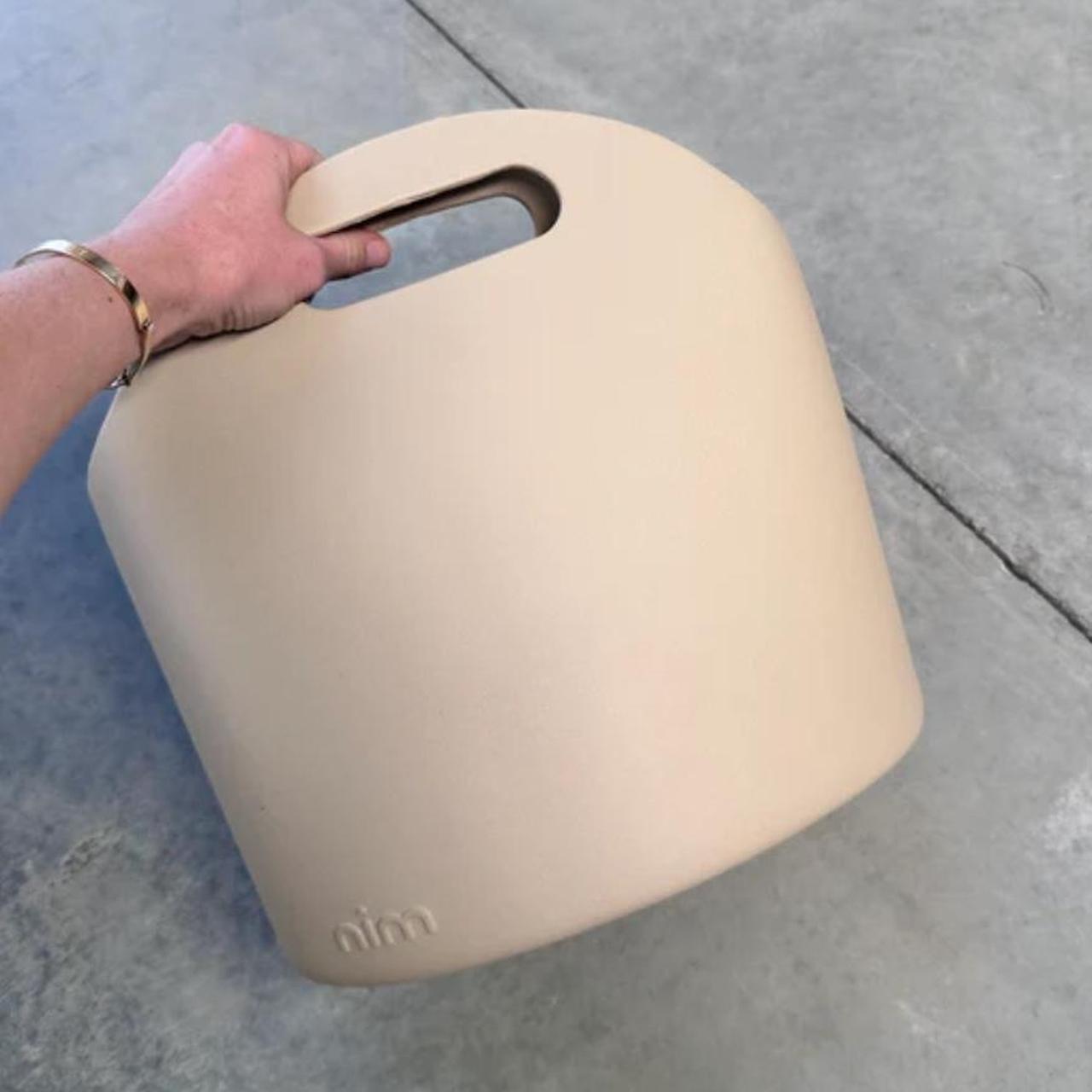 Bone nim the label bag with black taupe key strap -... - Depop