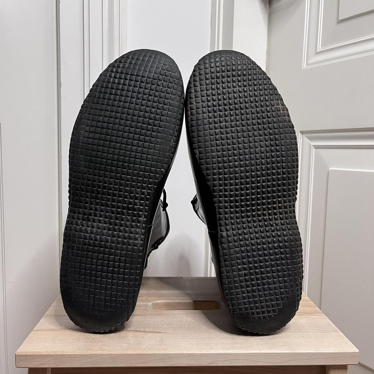 80s Opium Bunny Boots Rubber Combat Army Shoe Covers... | Depop