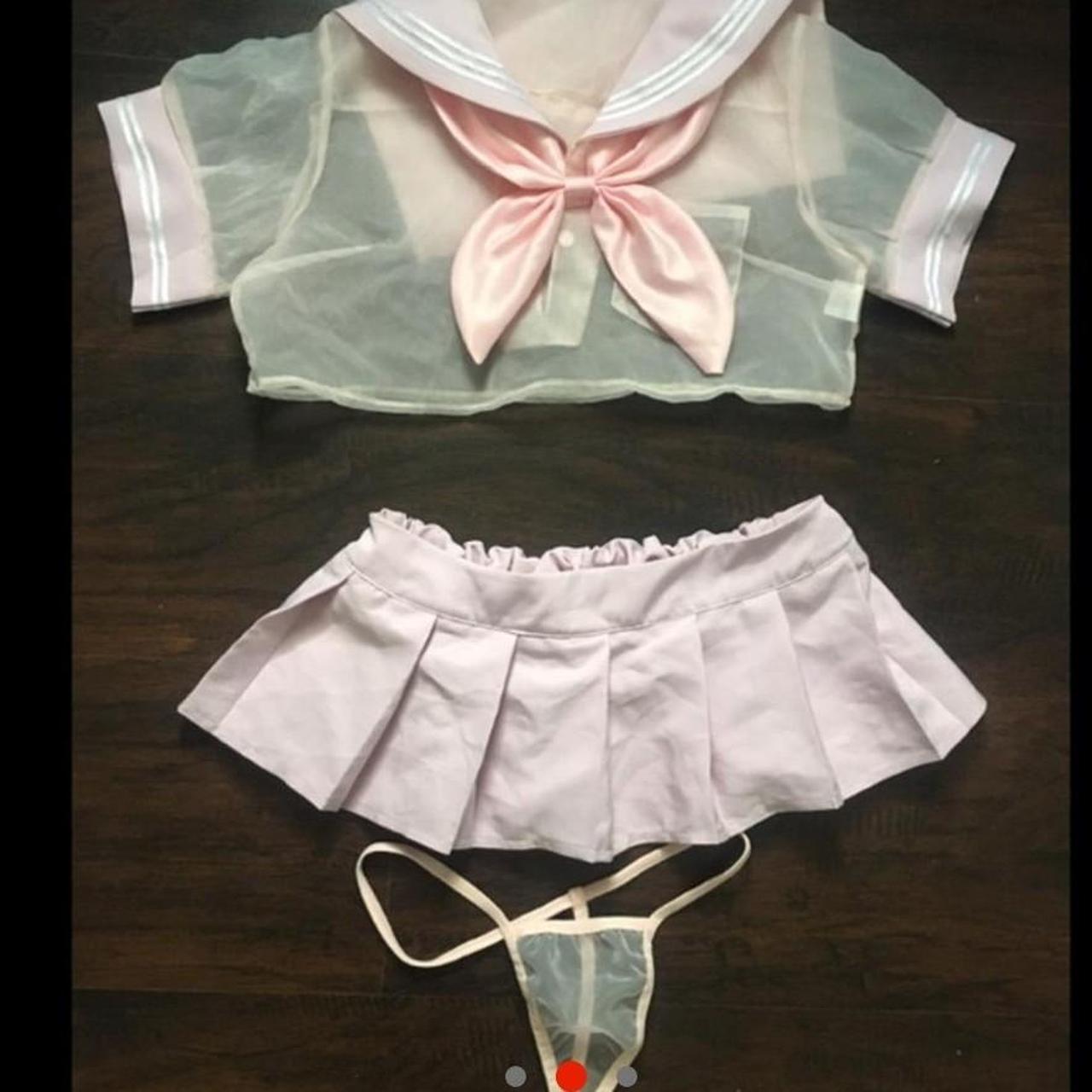 Repop: Cute pink school uniform lingerie! Brand is... - Depop