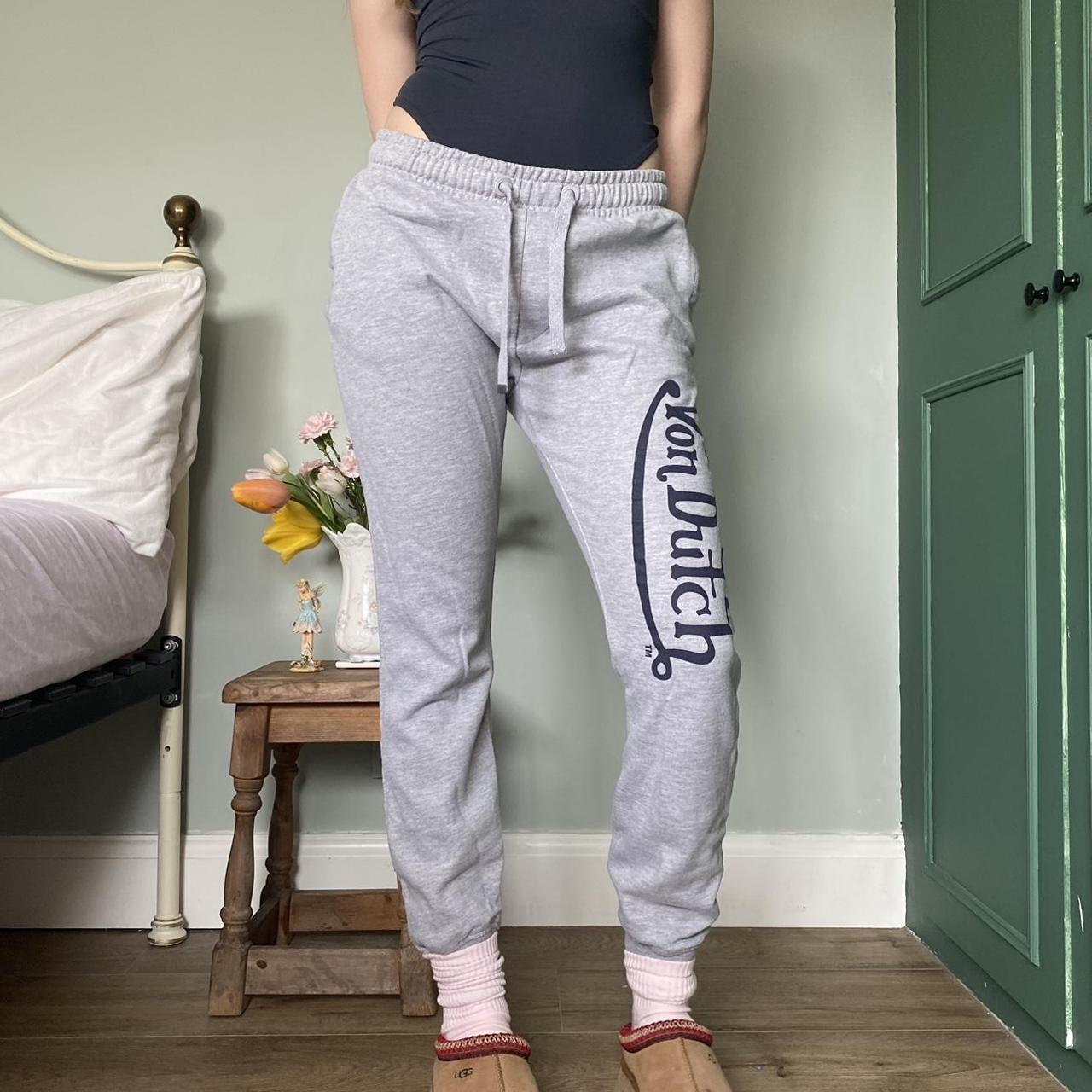Von Dutch Grey Trackies 🌹 ... - Depop