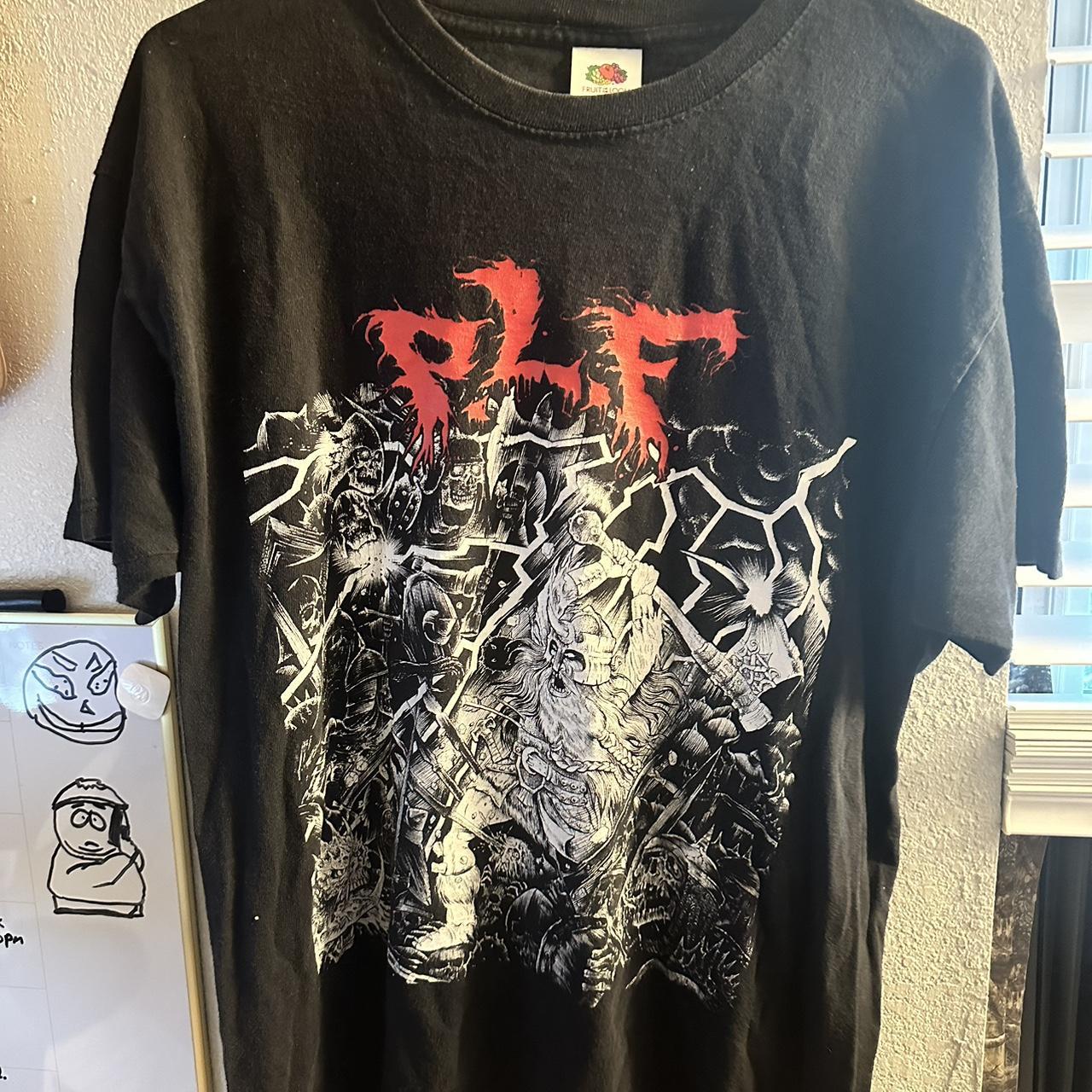 PLF black and red shirt no flaws size large... - Depop