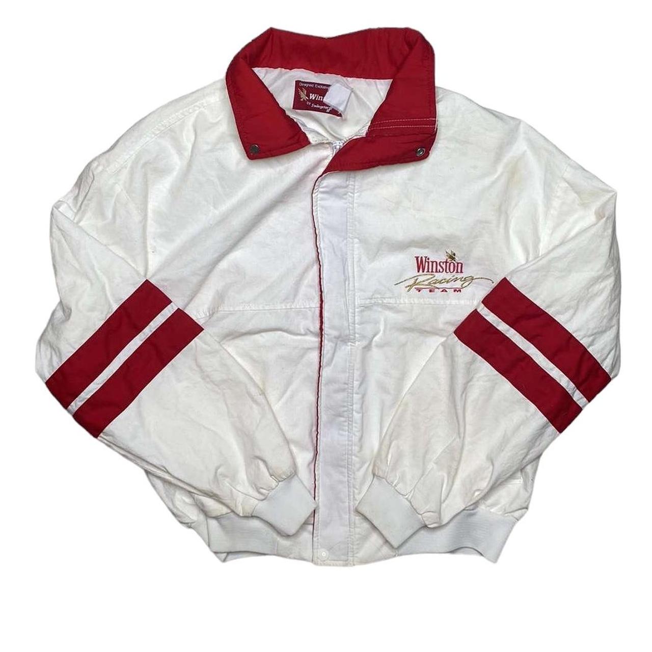 90S Vintage WINSTON RACING TEAM JACKET Promo SIZE... - Depop