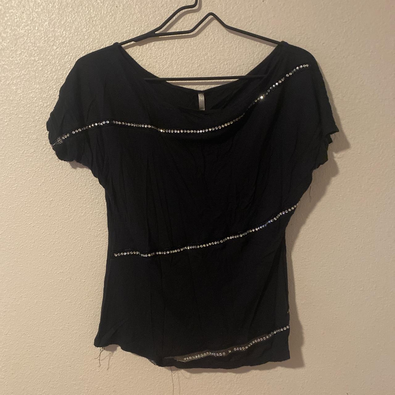 Black party top ( no brand) - Depop