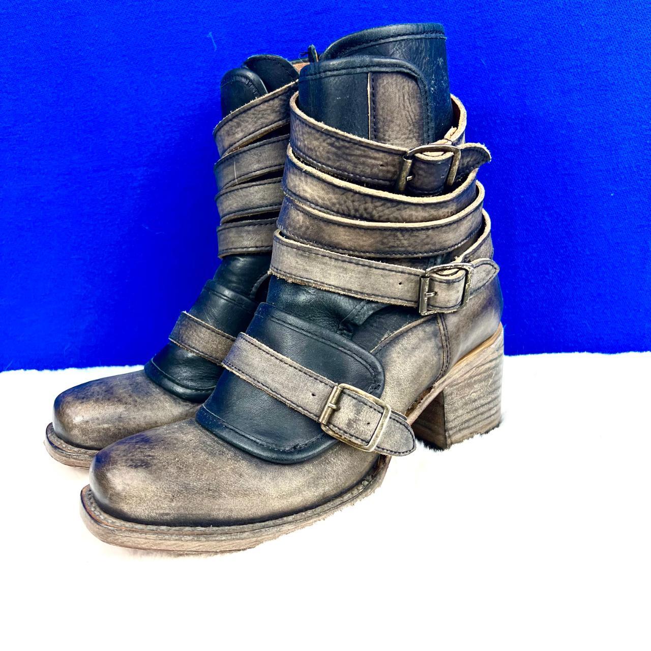 FREEBIRD BY STEVEN•| DARLING Square Toe Ankle... | Depop