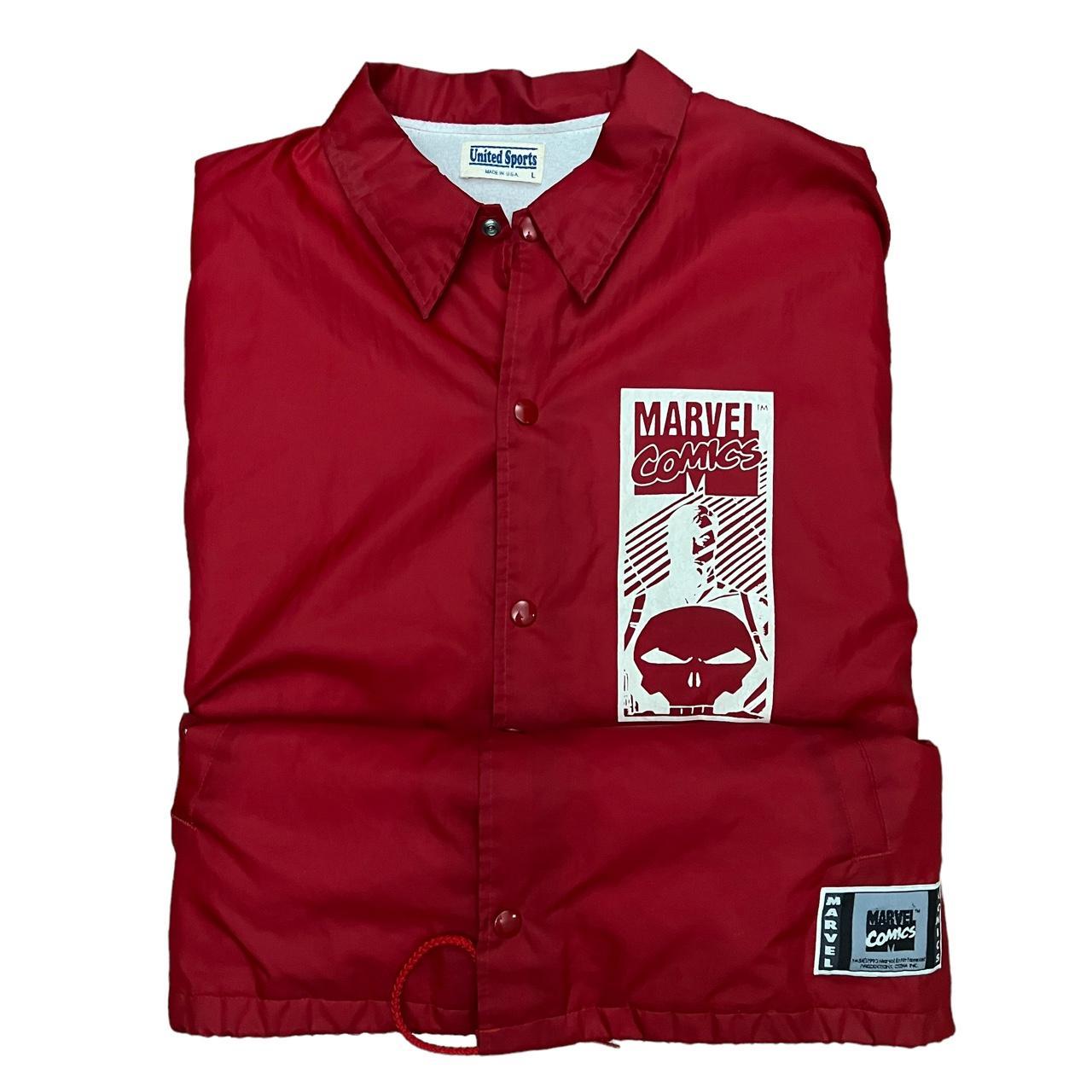 Marvel Punisher Jacket -100% Authentic | Dated |... - Depop