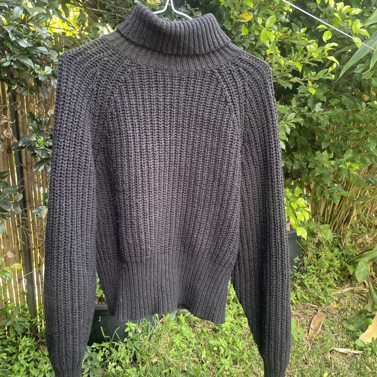 Uniqlo Black warm knit Size XS Tags:... - Depop