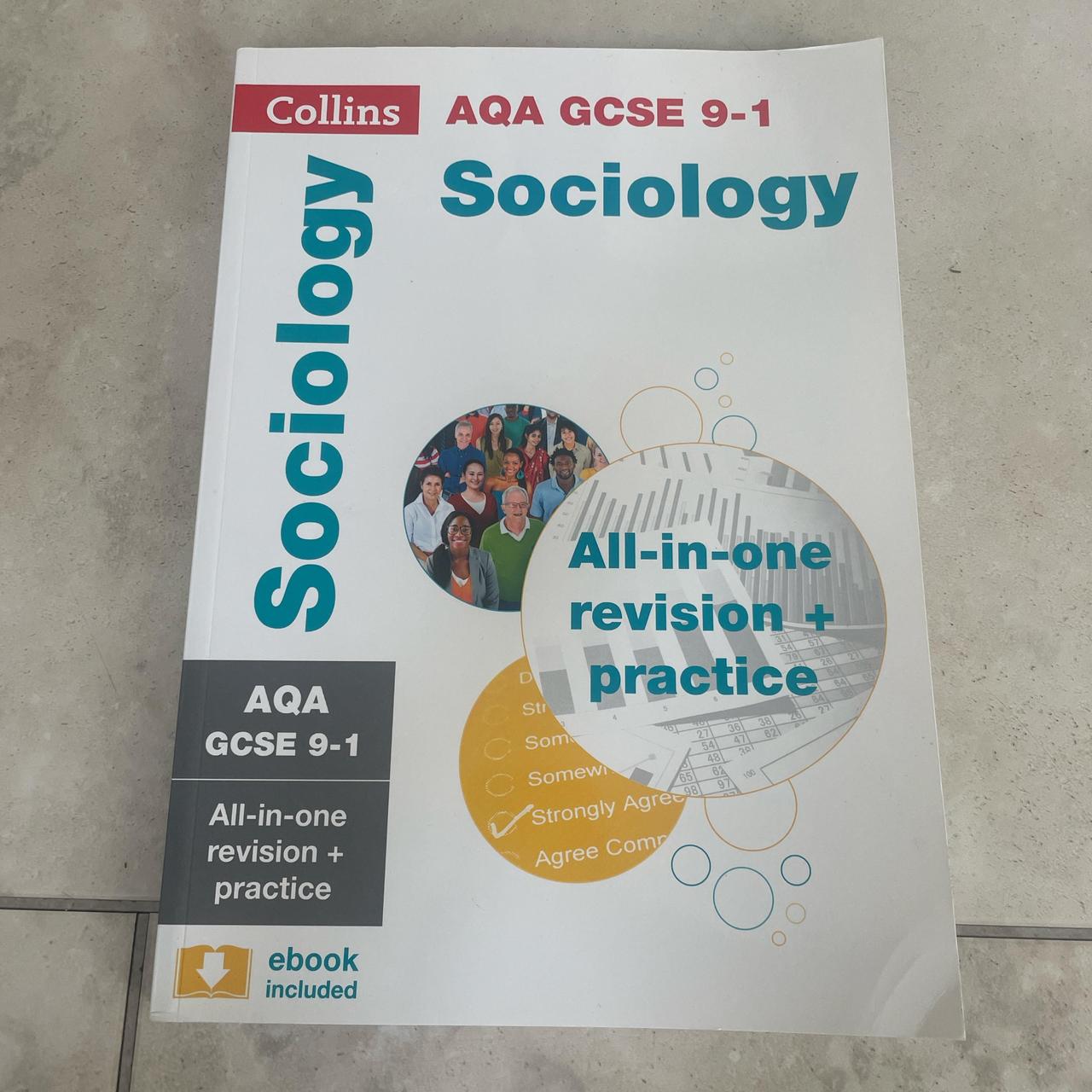 Collins AQA GCSE (9-1) sociology revision book and... | Depop