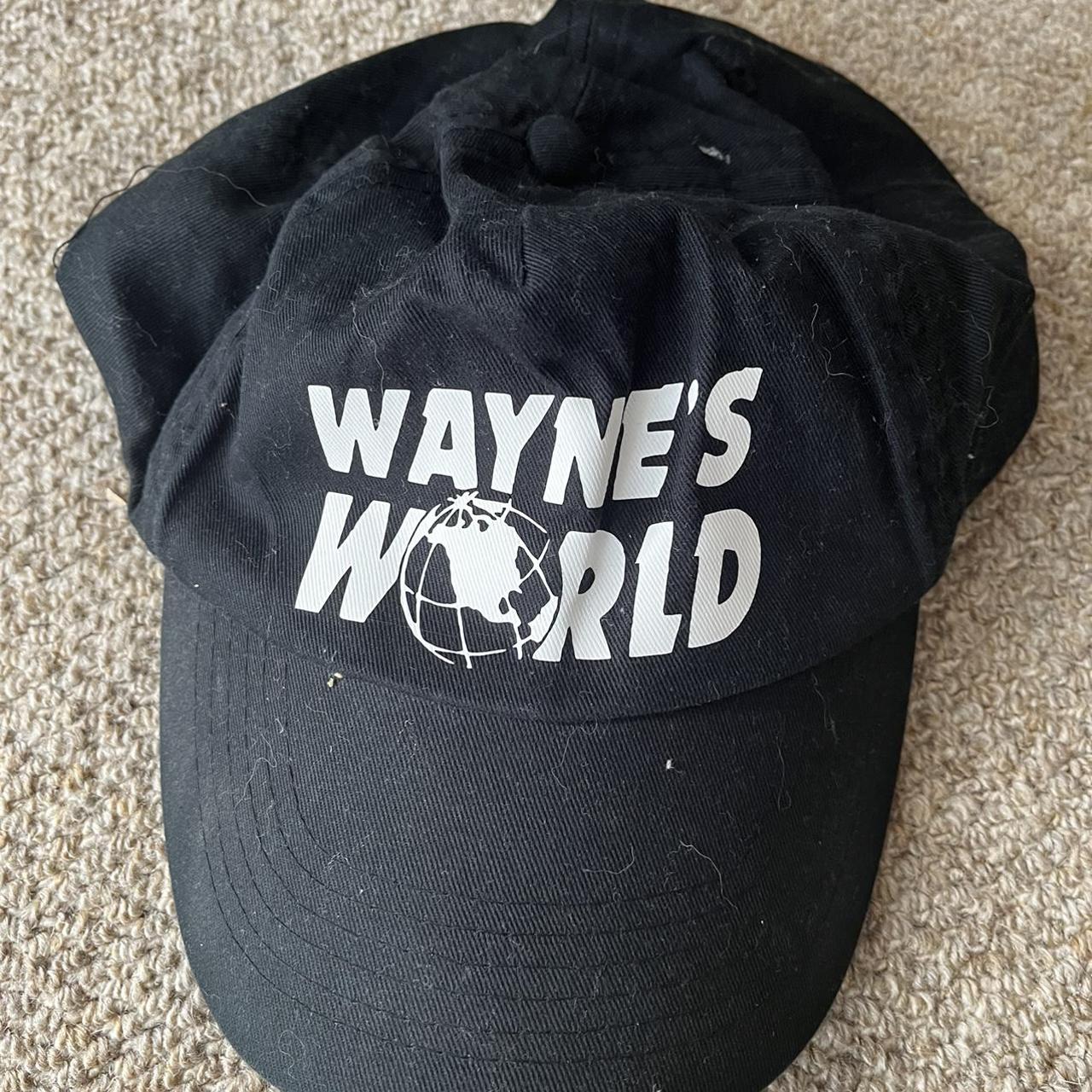 Men's Black and White Hat | Depop