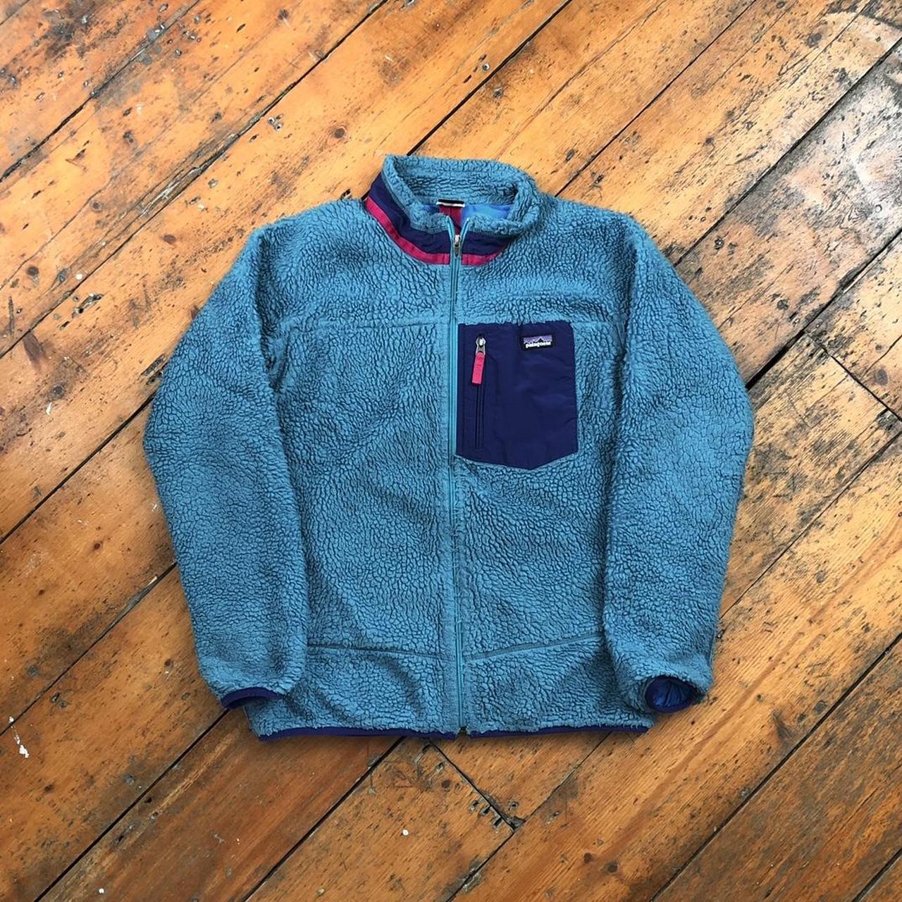 Vintage Patagonia Retro X Fleece Blue Vintage 00s... - Depop