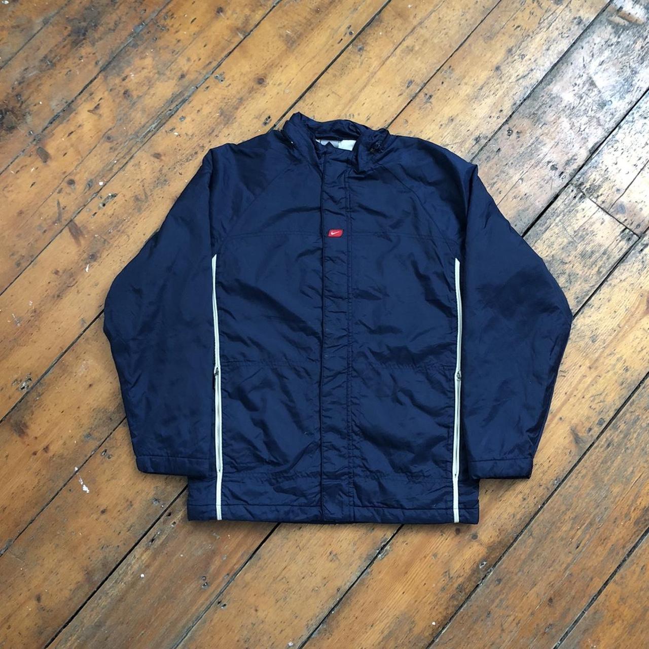 Vintage 00s Nike Zip Up Padded Lightweight Jacket,... - Depop