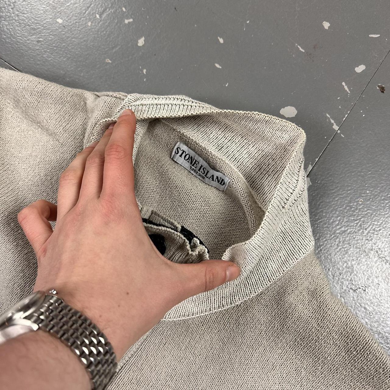 Vintage 00s Stone Island Button Up Jumper Cardigan | Depop Vintage 00s Stone Island Button Up Jumper Cardigan | Depop