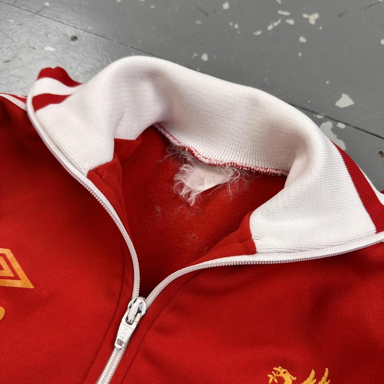 Vintage 70s Umbro Liverpool FC Zip Up Track Jacket... | Depop