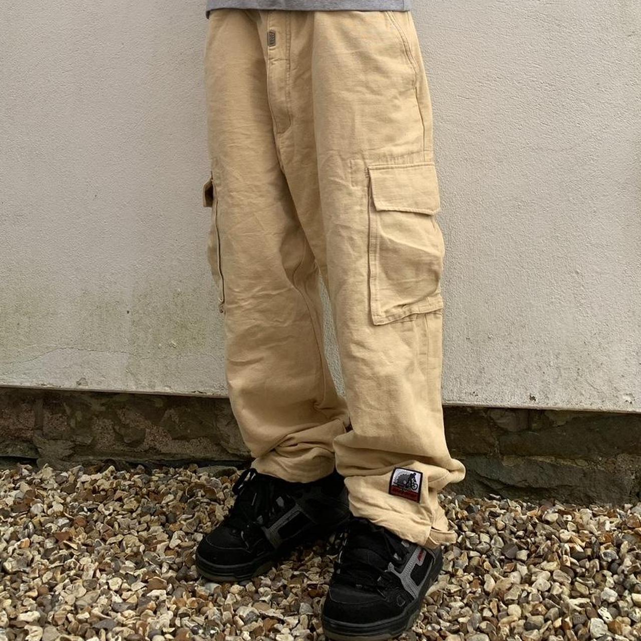 Vintage boss by ig design baggy tapered cargos... - Depop