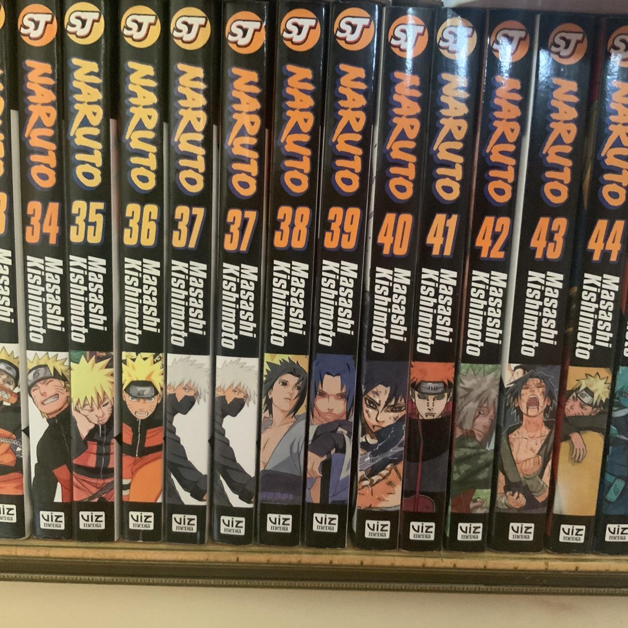 HUGE NARUTO MANGA BUNDLE + TWO NARUTO LIGHT NOVELS.... - Depop