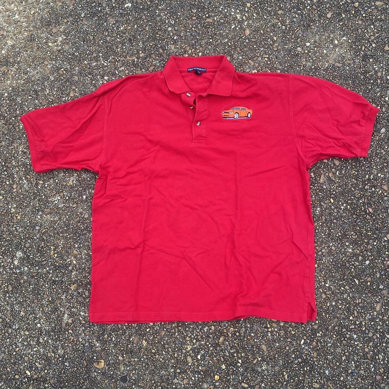 Men's Red and Orange Polo-shirts | Depop