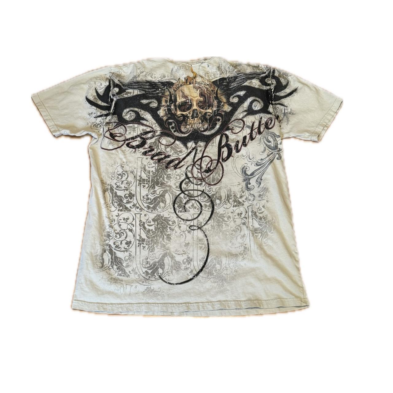 Y2K Brad Butter Affliction Type T Shirt - Depop