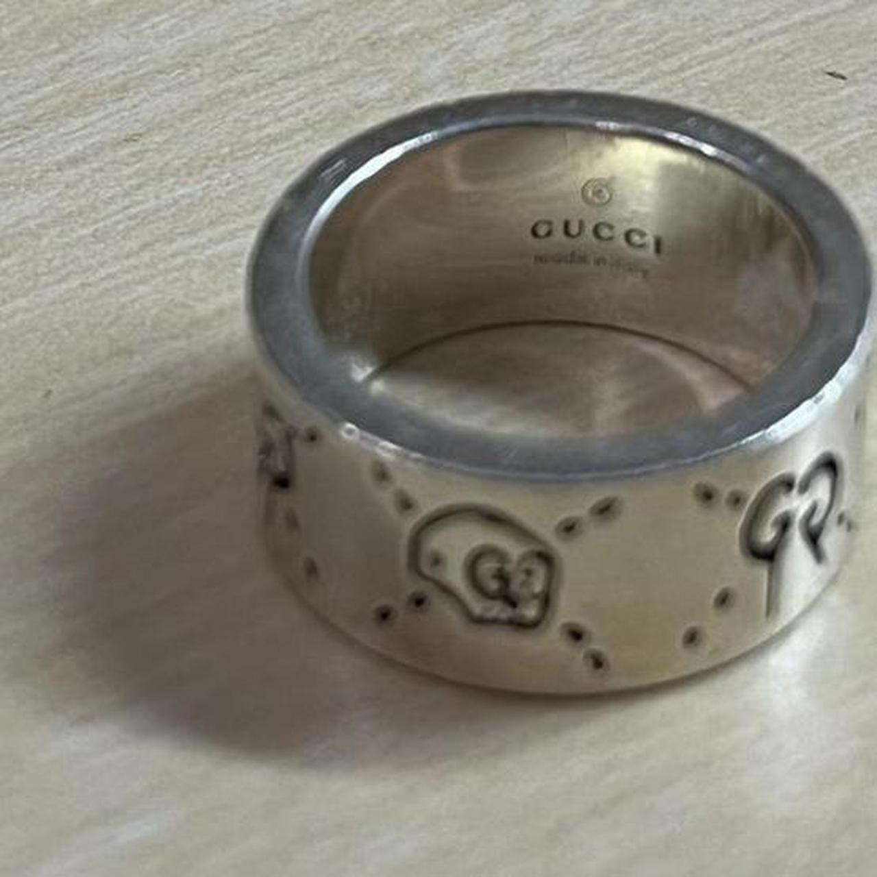 authentic gucci skull ring size 10 (italy) FITS LIKE... - Depop