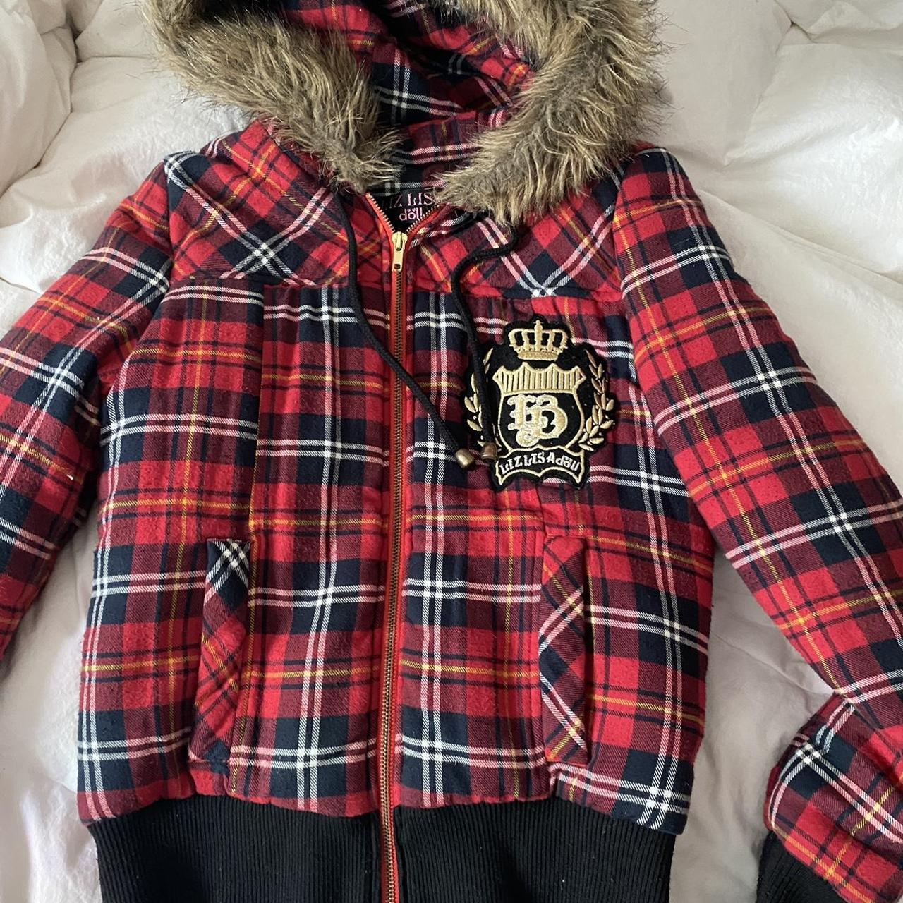 Liz Lisa doll plaid jacket - Depop
