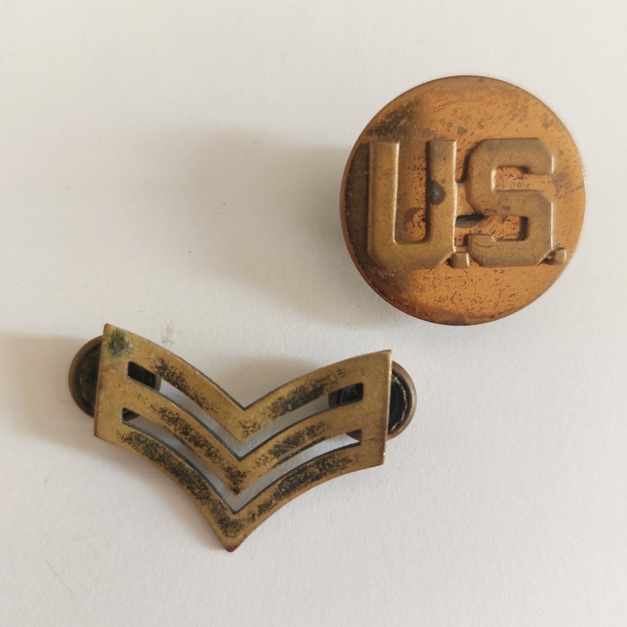 Genuine antique US military badges. These feature a... - Depop