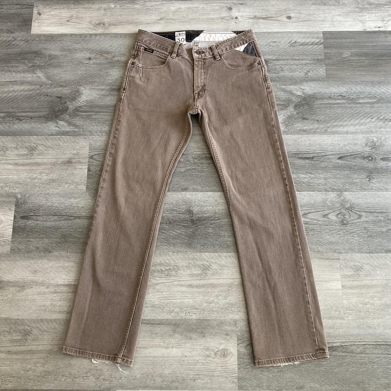 brown volcom skate pants • very good condition •... - Depop