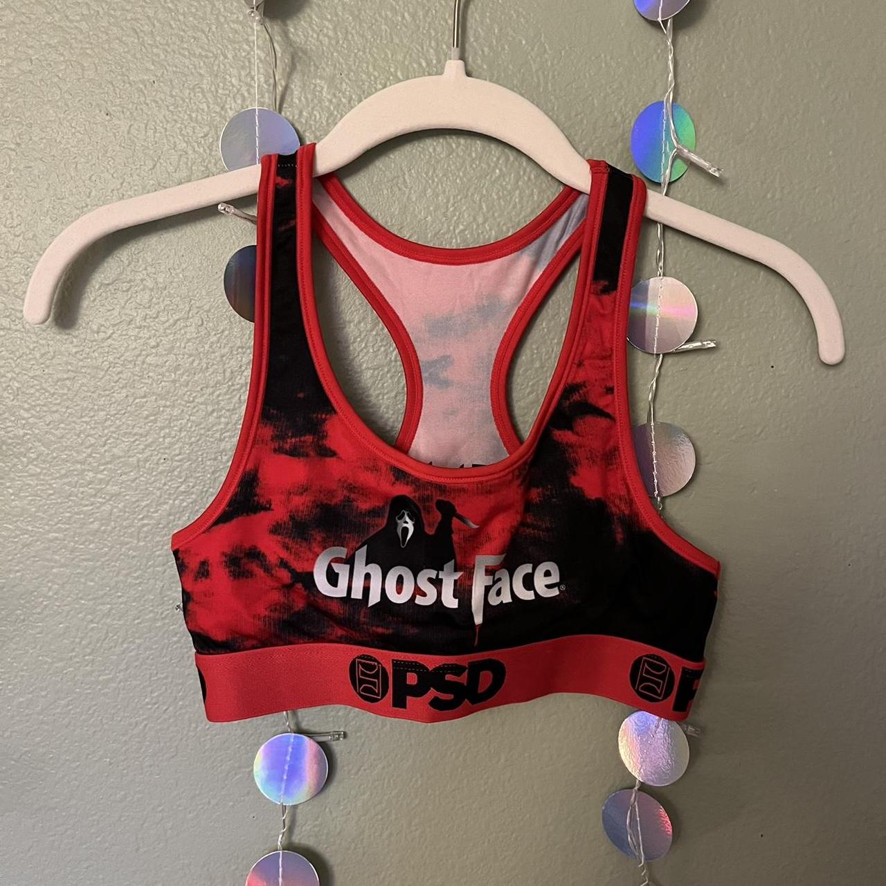 ghostface psd sports bra - Depop