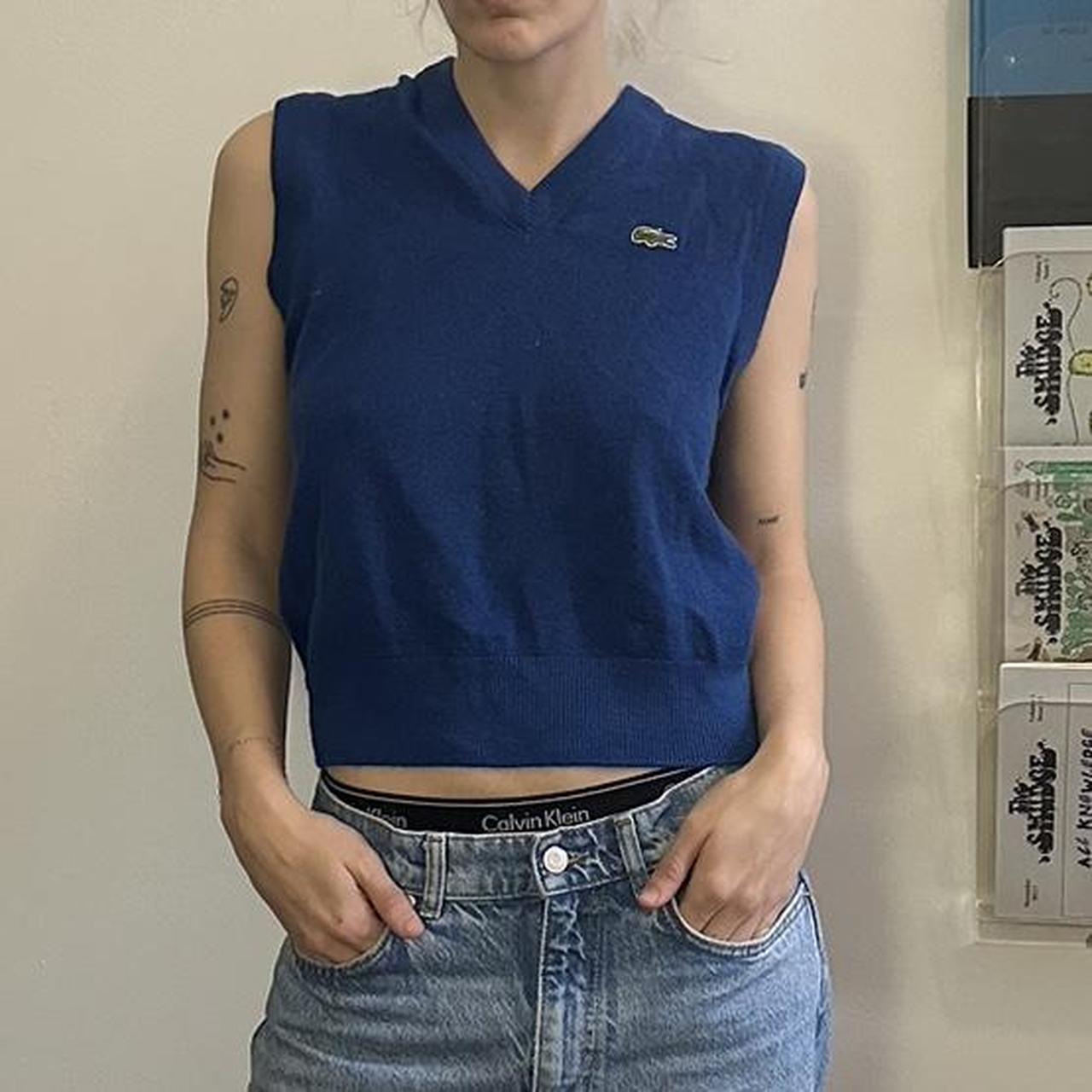 Lacoste Bright Blue Vest XS *sourced - Depop