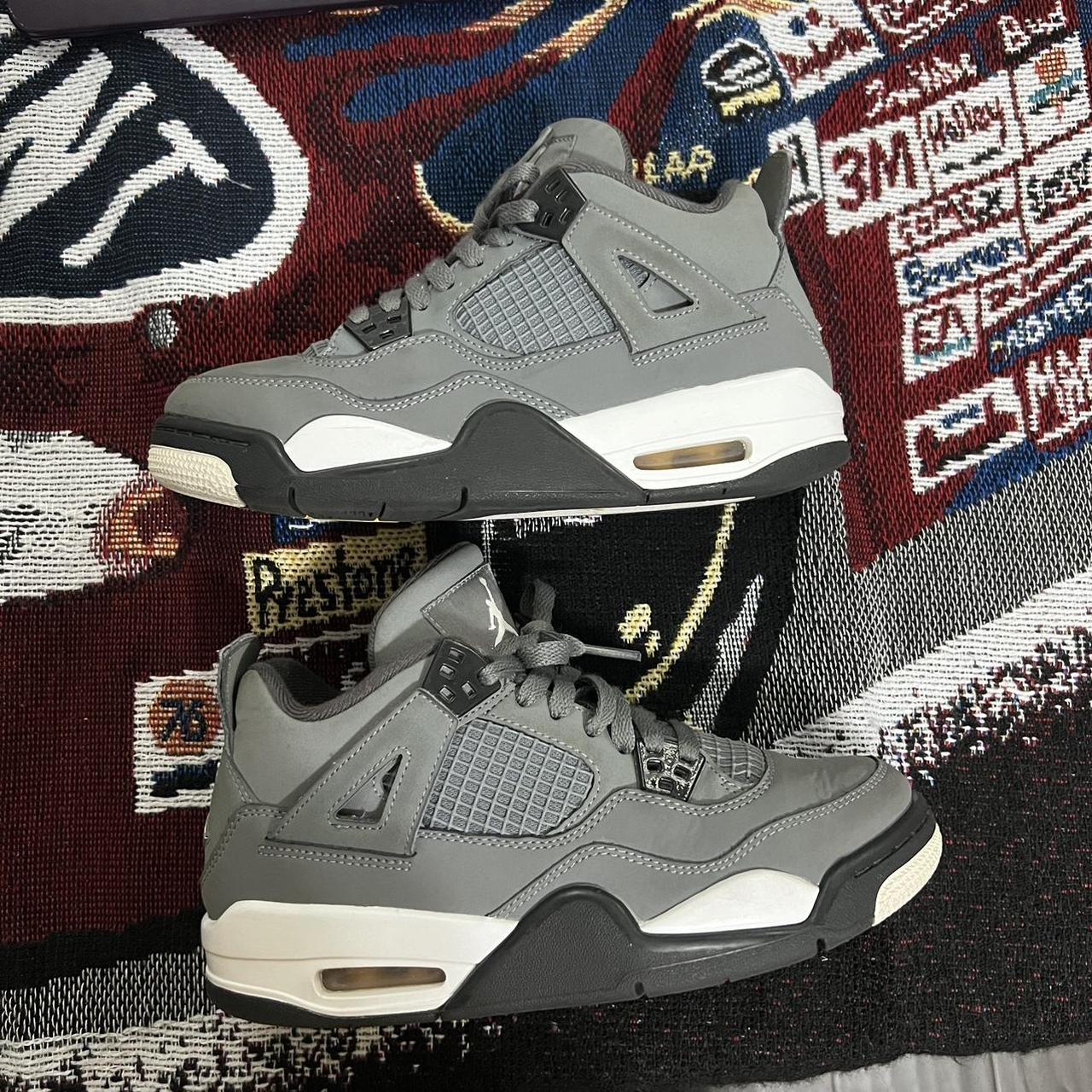 Air Jordan 4 Retro GS 'Cool Grey' 2019 Size 6y Good... - Depop