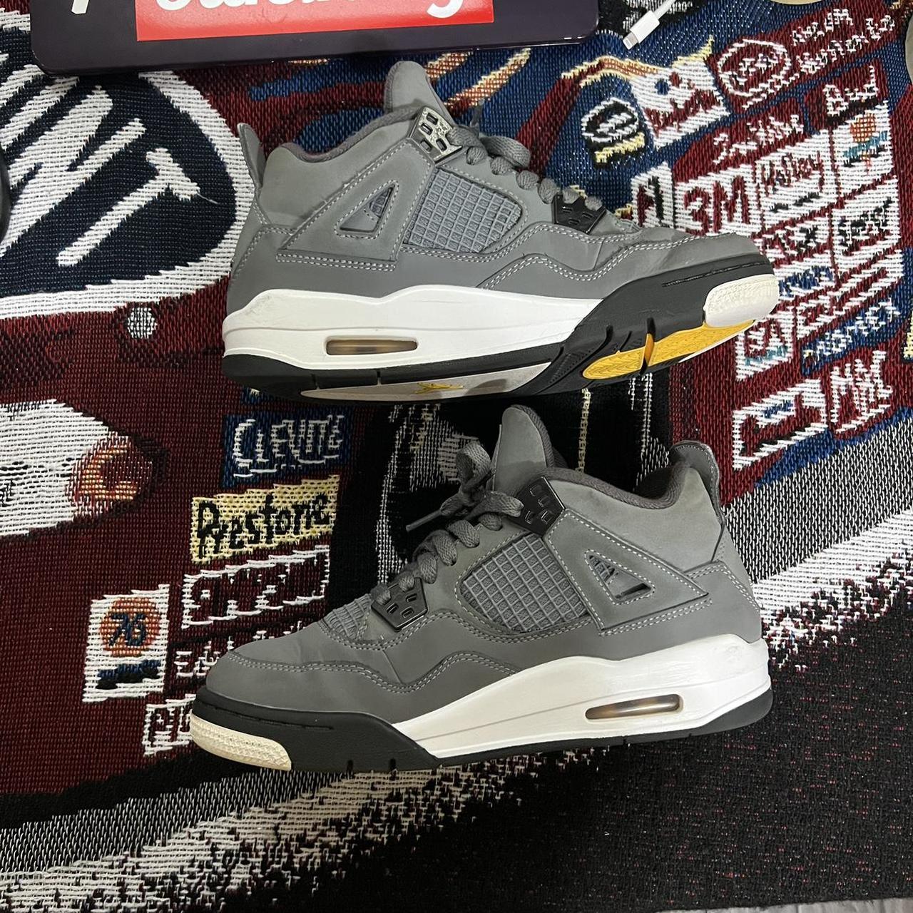 Air Jordan 4 Retro GS 'Cool Grey' 2019 Size 6y Good... - Depop