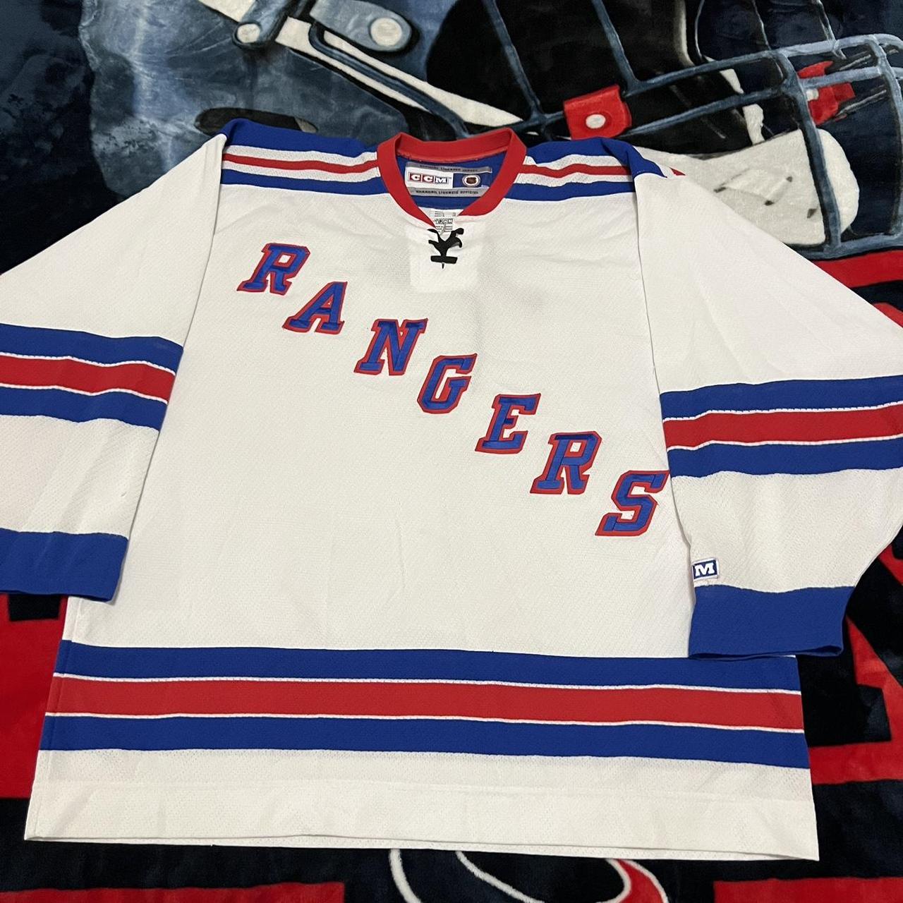 Vintage CCM New York Rangers Hockey Jersey Size... - Depop