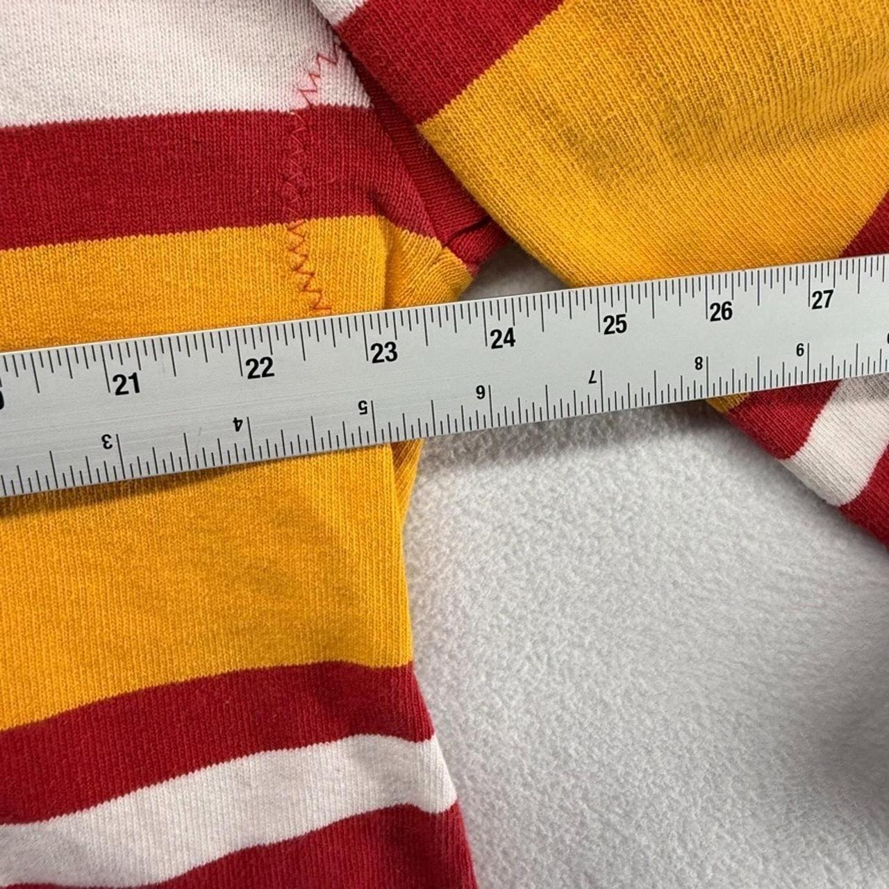 Vintage Iowa State Rugby Shirt Men's 2XL Red Yellow... | Depop