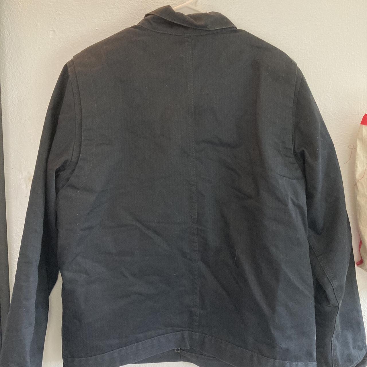 Black Chore Jacket - Depop