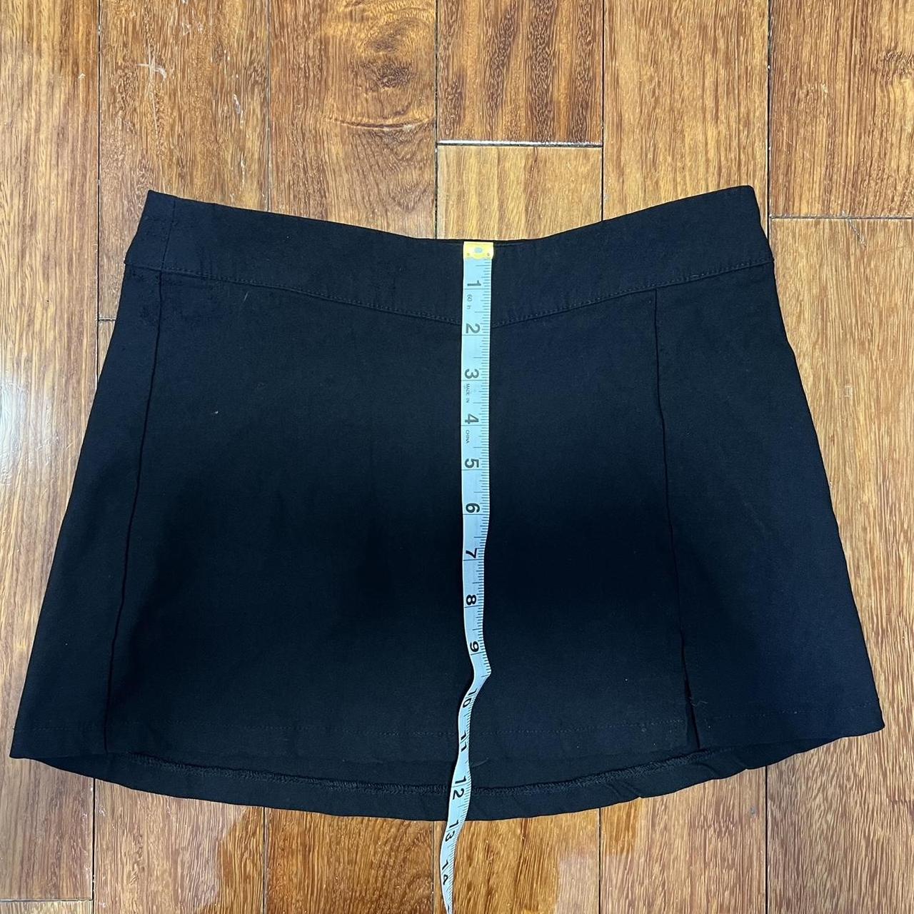 Garage mini skort with front slit Fair condition -... - Depop