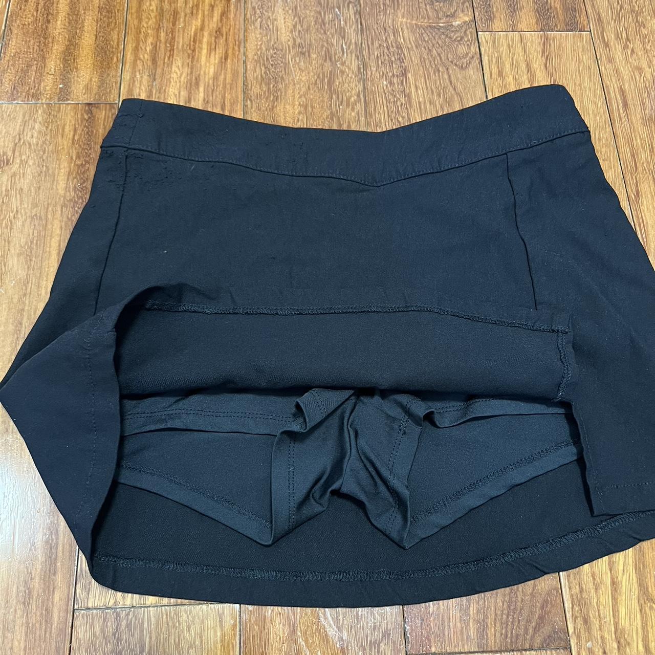 Garage mini skort with front slit Fair condition -... - Depop