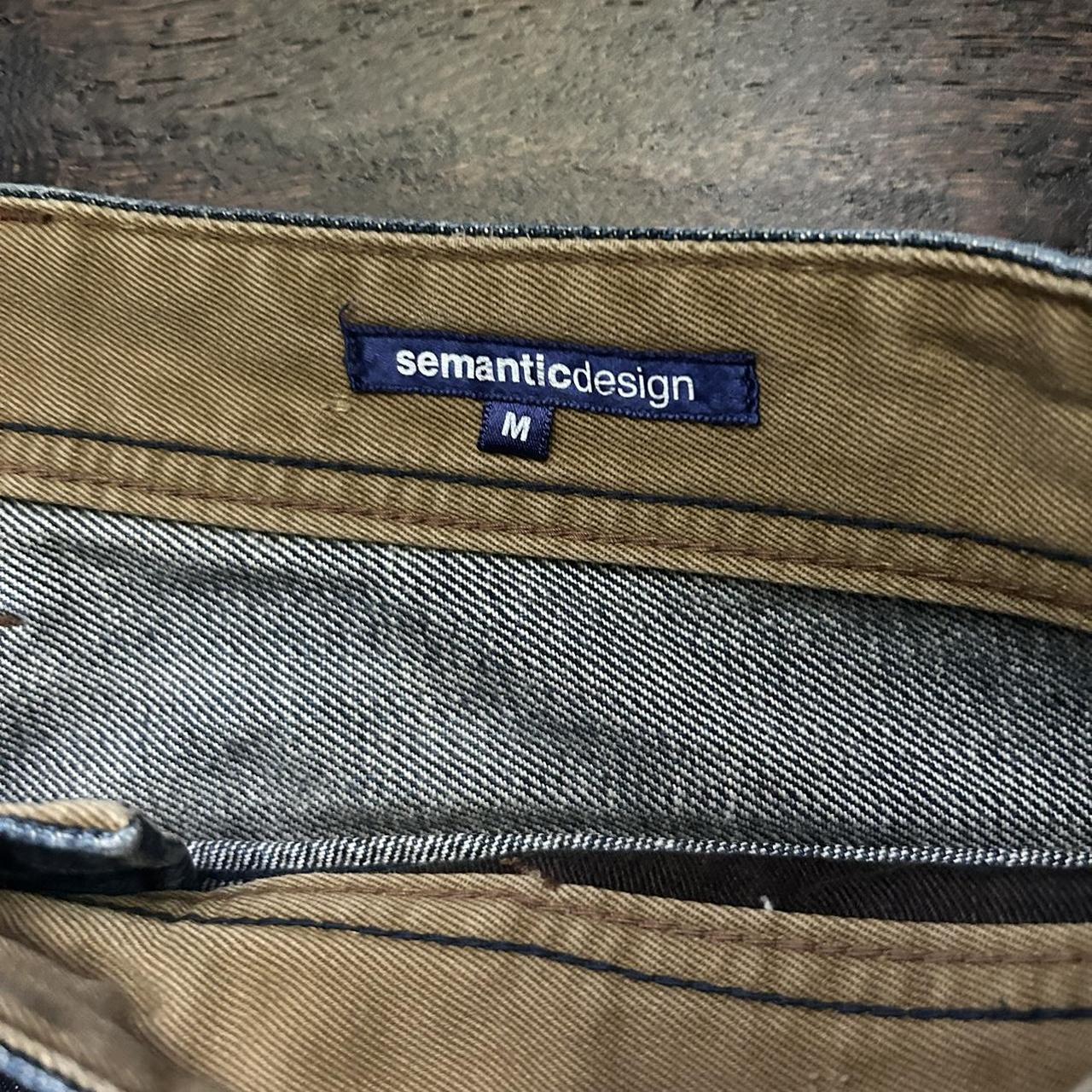 Semantic Design jeans cool details throughout the... - Depop