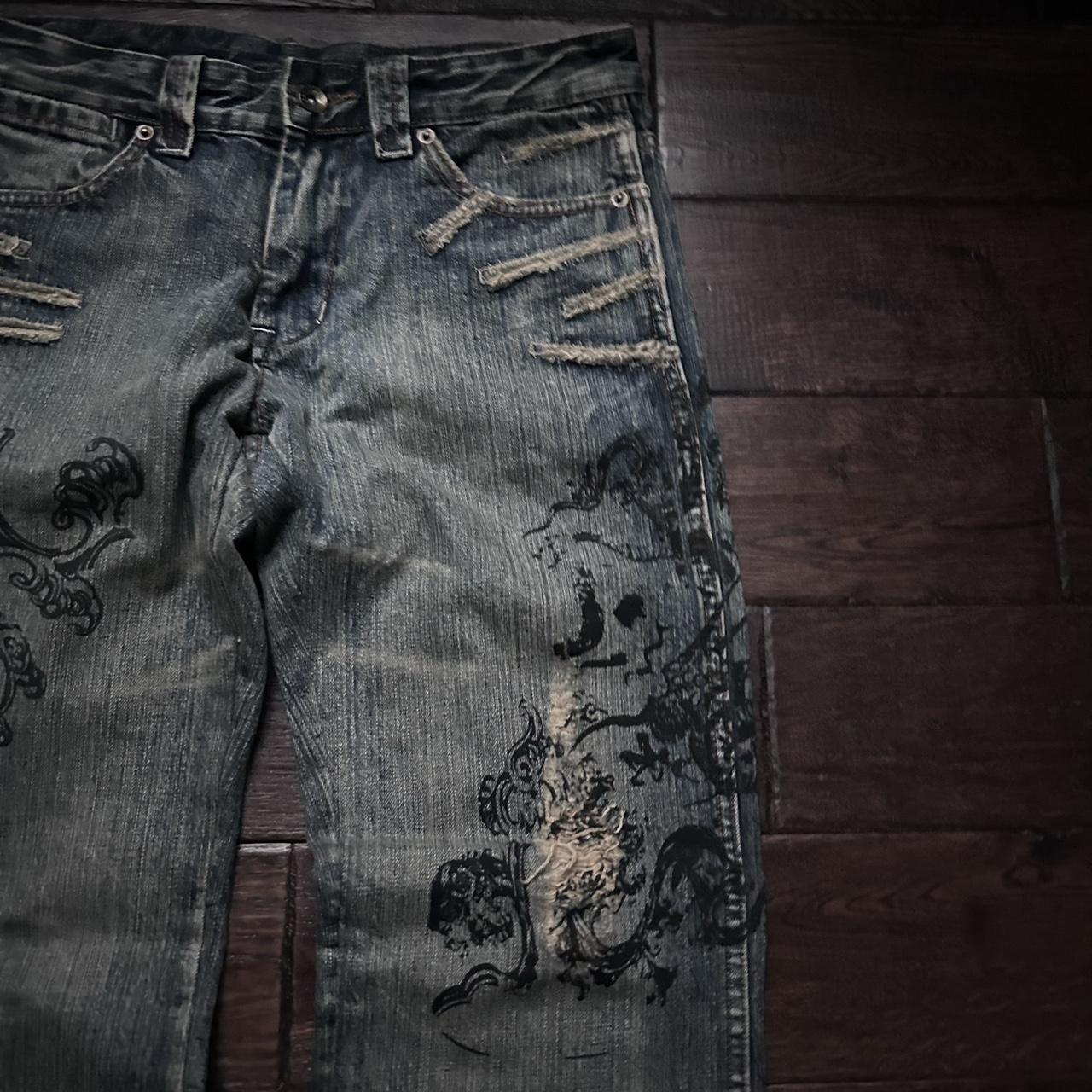 Semantic Design baggy dragon pants insane details... - Depop