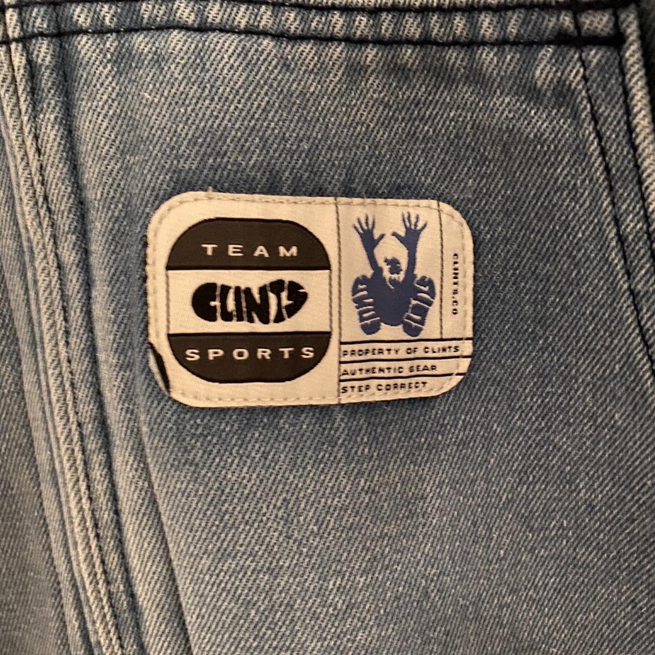 Clints Inc Blue Padded Denim Jacket Brand New With... - Depop