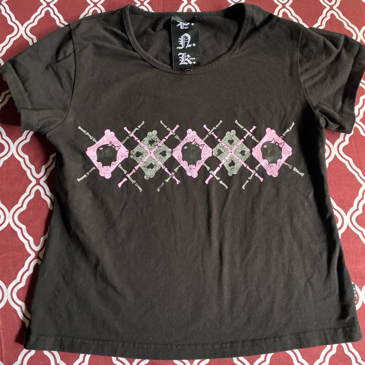 PUNXNKISSES Baby tee #emo #grudge #fashion... | Depop