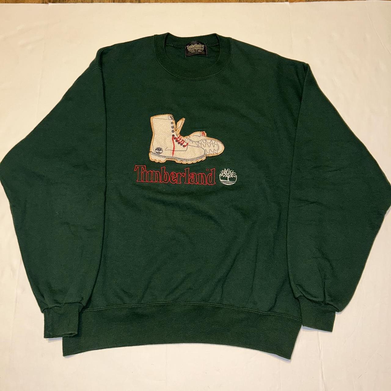 Vintage 90s Timberland Forest Green Made in USA... - Depop