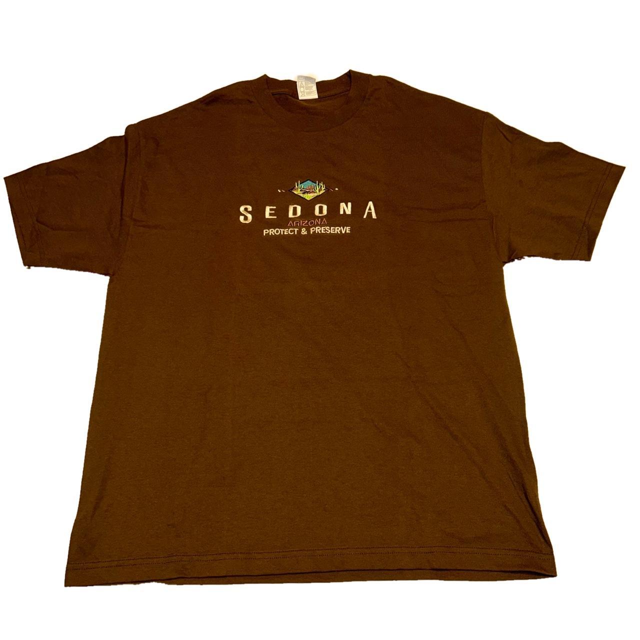 American Vintage Men's Brown T-shirt | Depop