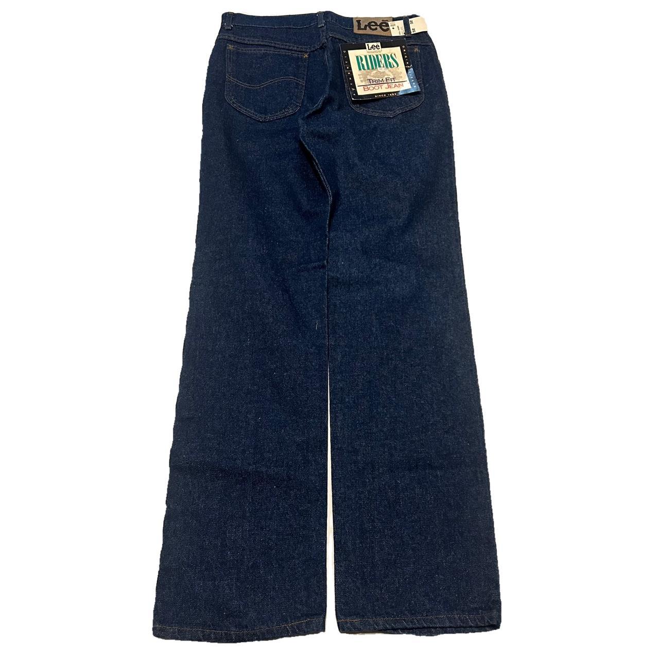 Vintage 80s Lee Riders Trim Bootcut Jeans Deadstock... - Depop