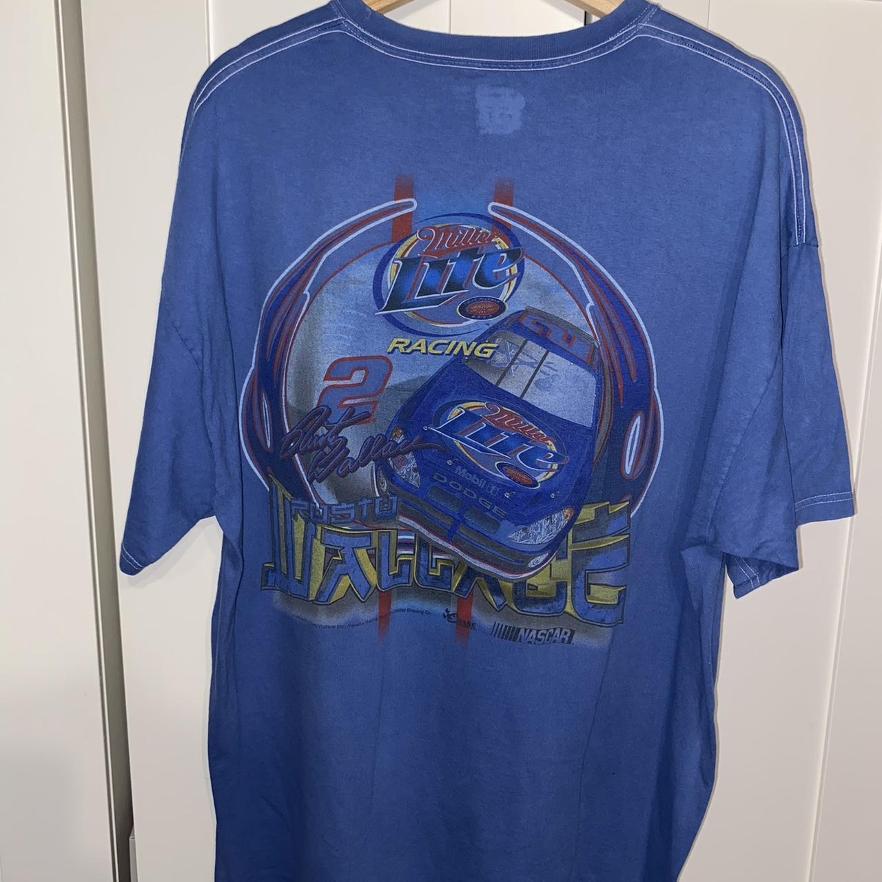 Vintage NASCAR racing tee Size large Colour... - Depop